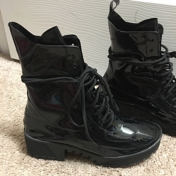 Shoes | Pvc Platform Bootie | Poshmark